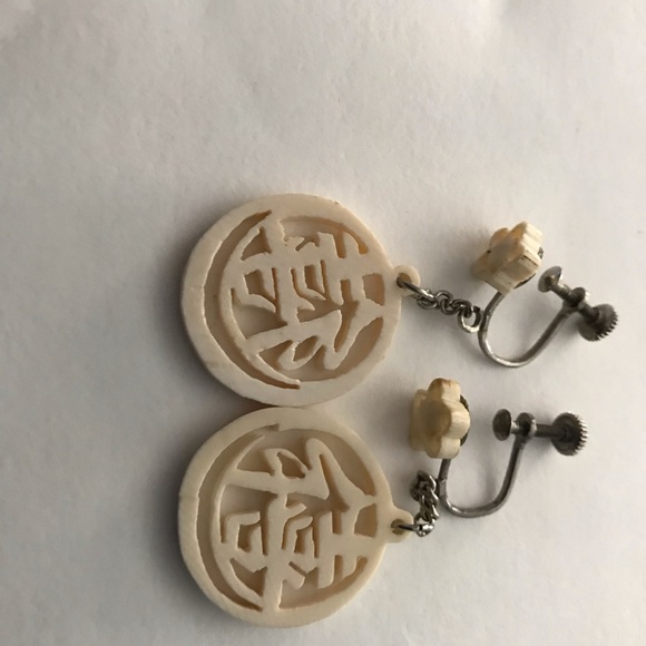 Jewelry | Vintage Mid Century Asian Character Earrings | Poshmark